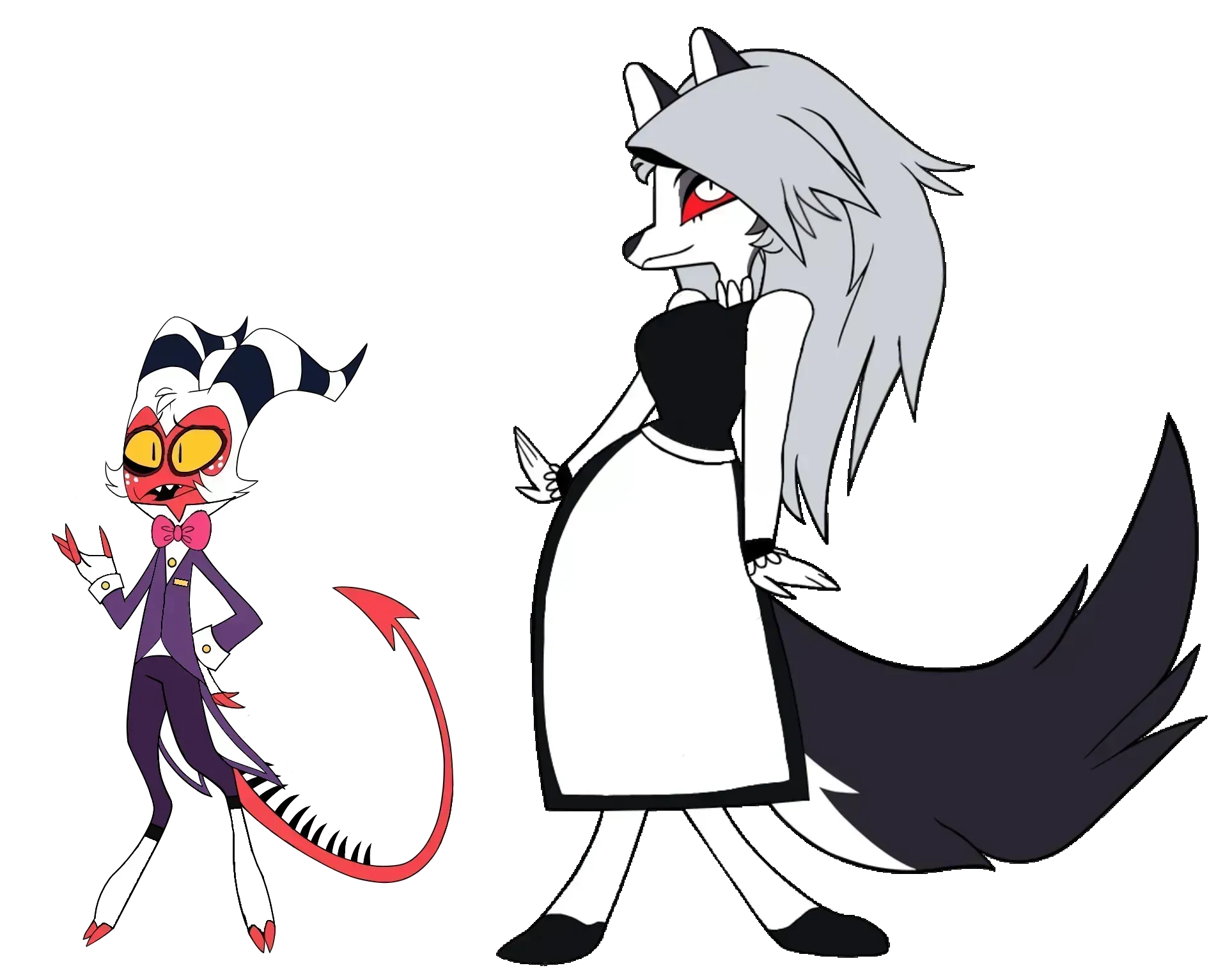 Transformation into Imp Butler and Hellhound Maid: Loyalty in Stolas ...