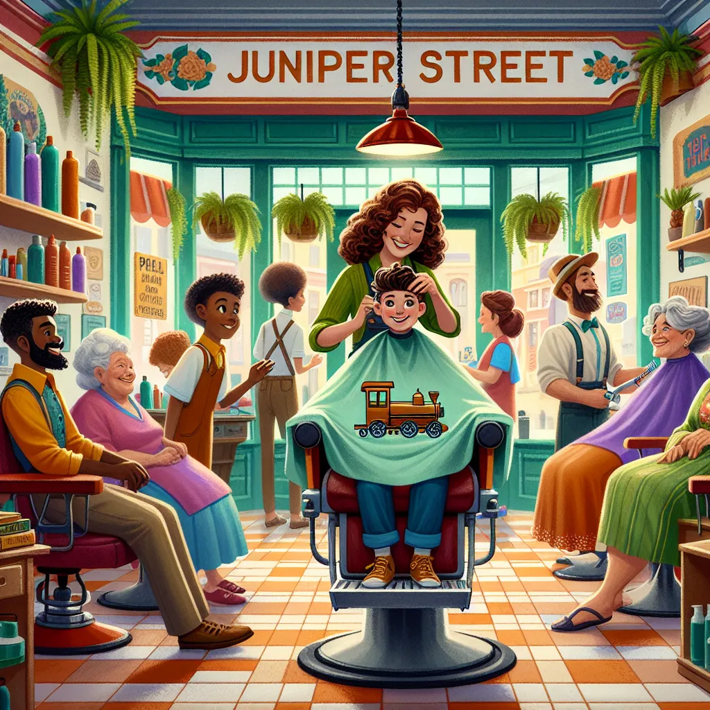 "The Train Haircut: A Story of Kindness on Juniper Street" | Write ...