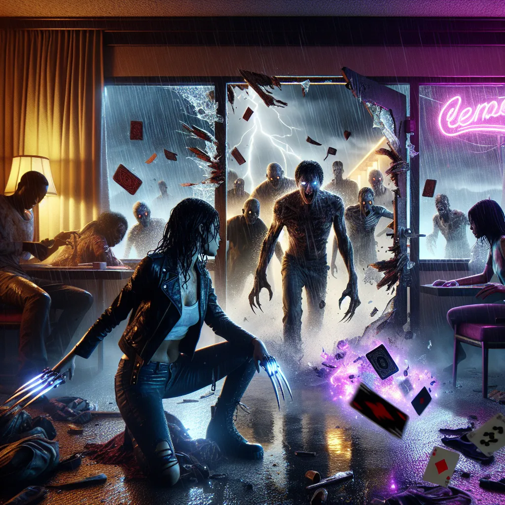 "Claws and Cards: The Storm of the Undead" | Write (with AI)