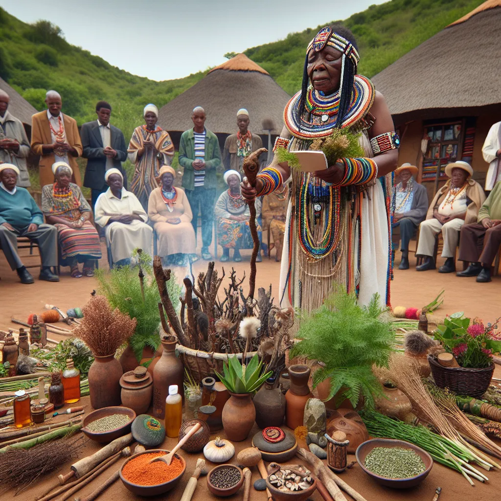 **Title: Ancestral Wellness: The Sacred Art of Sangoma Healing ...